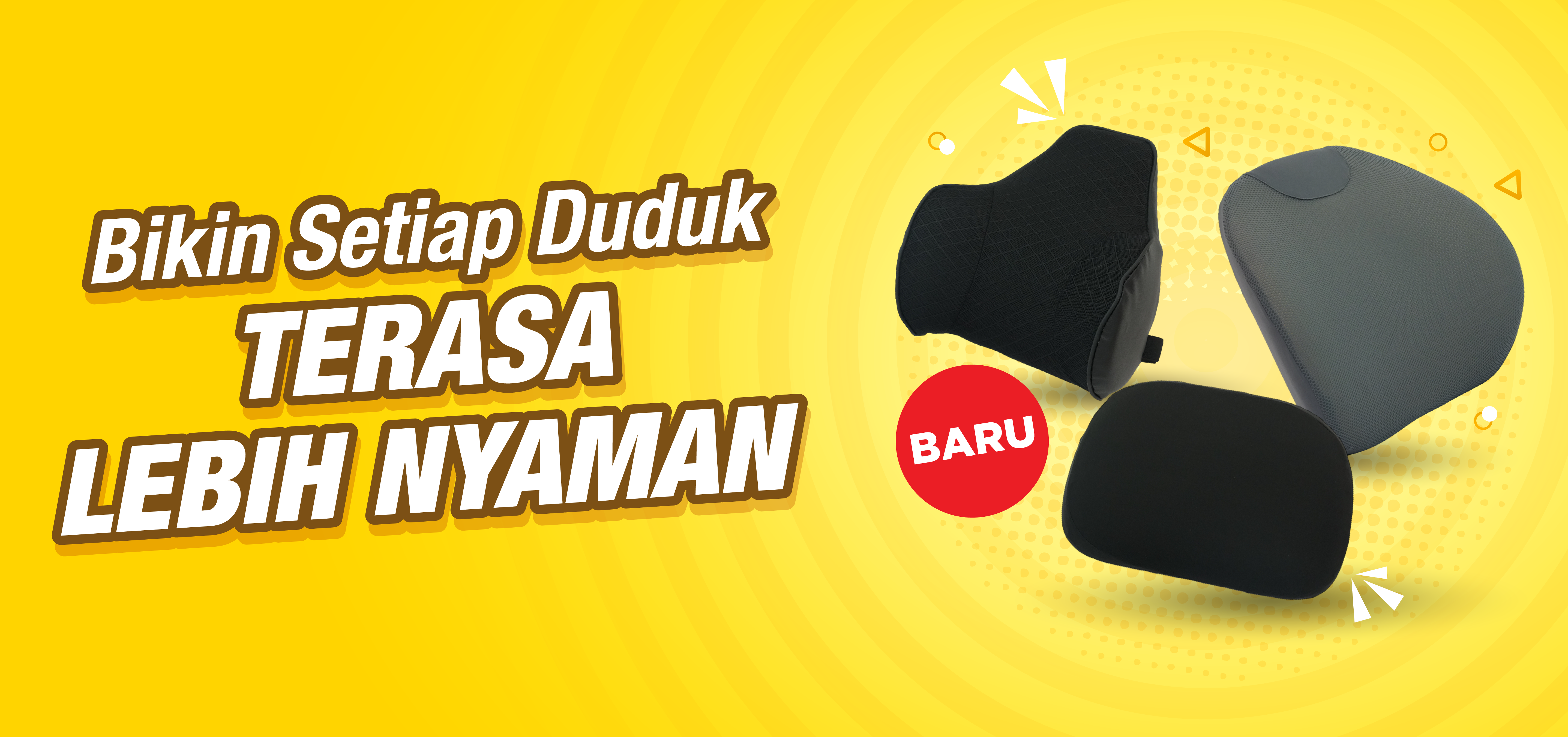 DUDUK TERASA LEBIH NYAMAN DENGAN NECK & LUMBAR SUPPORT! | MR.DIY Indonesia