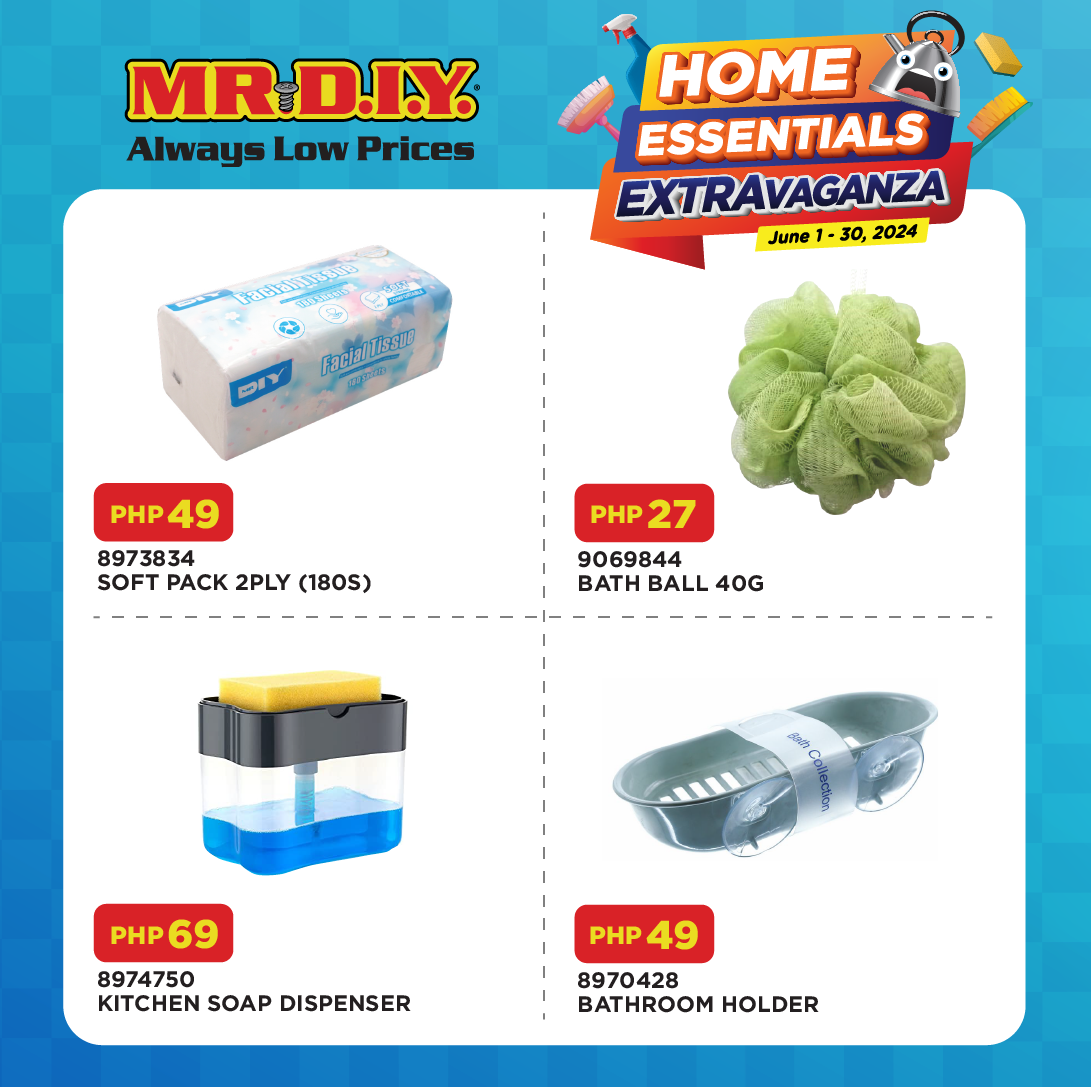 Home Essentials Extravaganza | Bricolage Philippines Inc. | MR.DIY