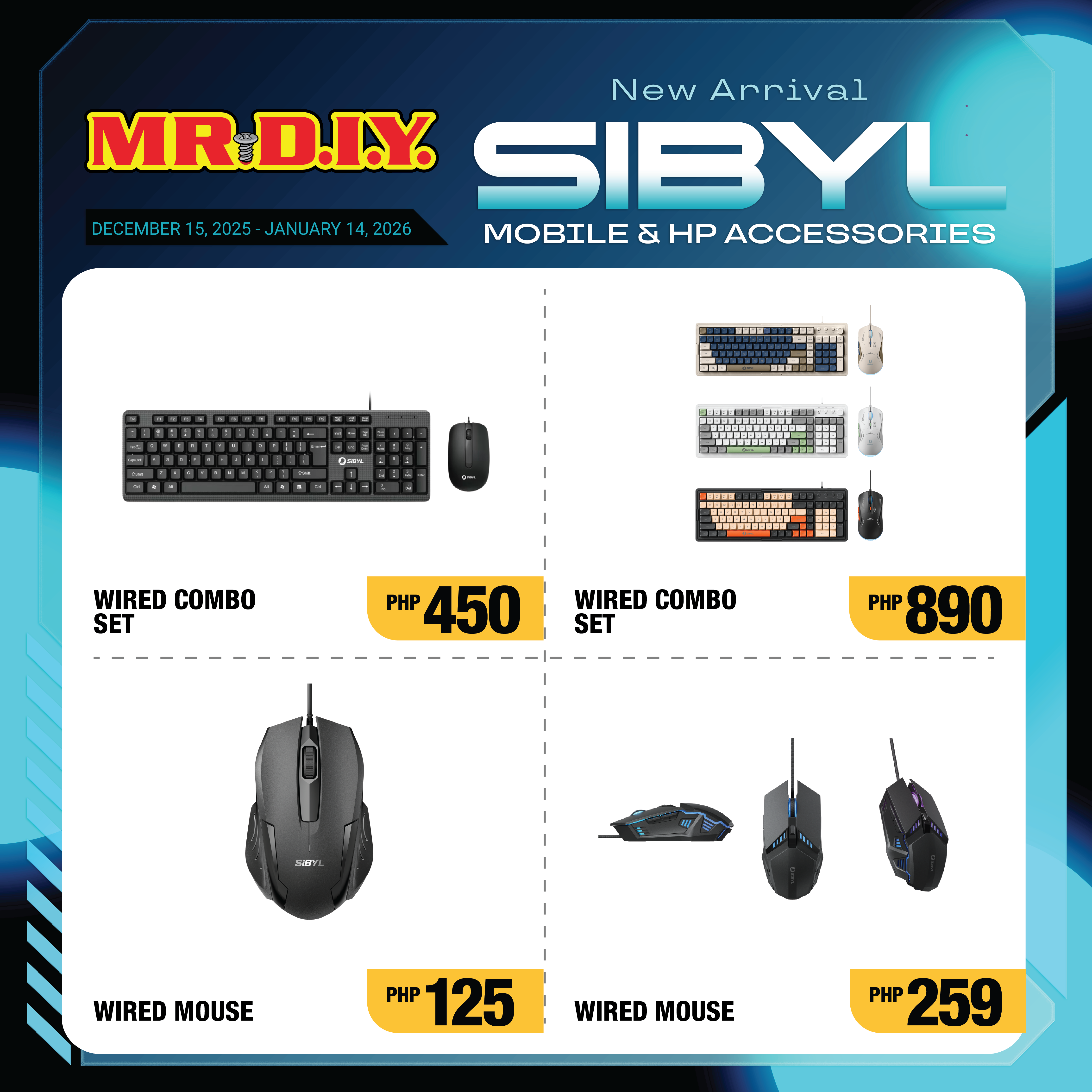 Sibyl Mobile and Computer Accessories | Bricolage Philippines Inc. | MR.DIY