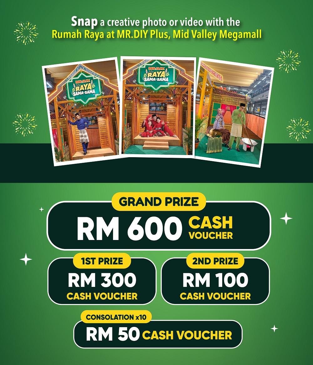 MR.DIY Rumah Raya Snap & Win Contest 2024 | MR.DIY