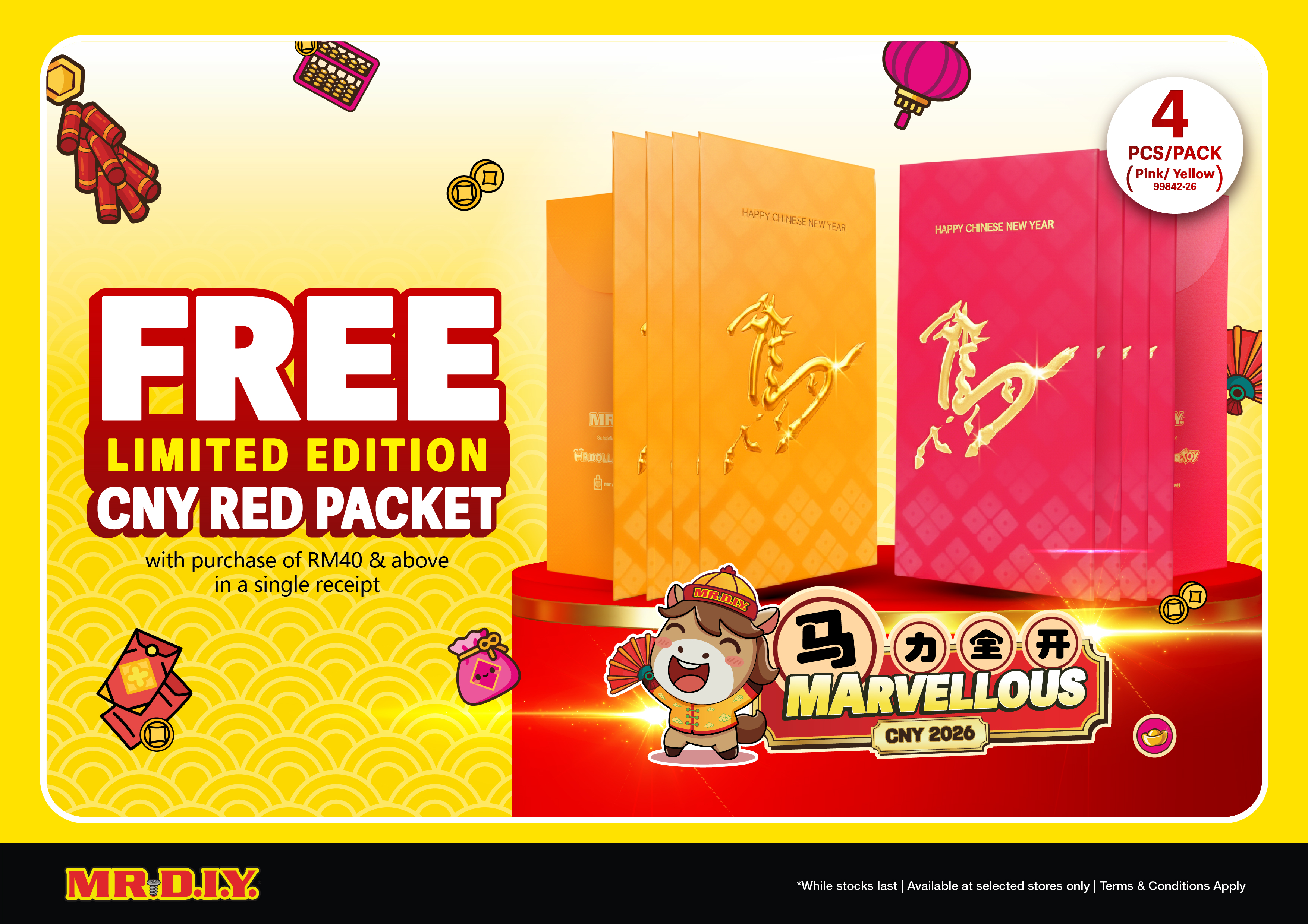 MR D.I.Y. GWP Red Packet 2026 | MR D.I.Y.