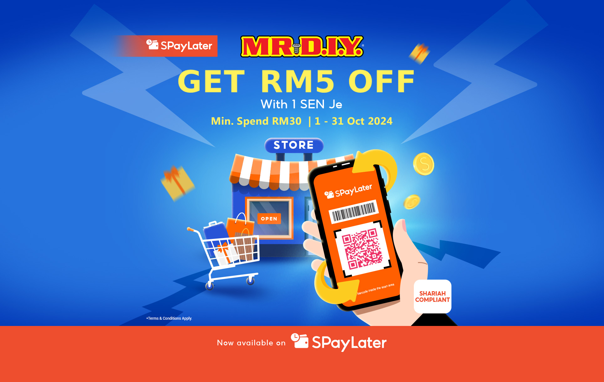 MR.DIY Group x SPayLater 1 Sen 2024 | MR.DIY