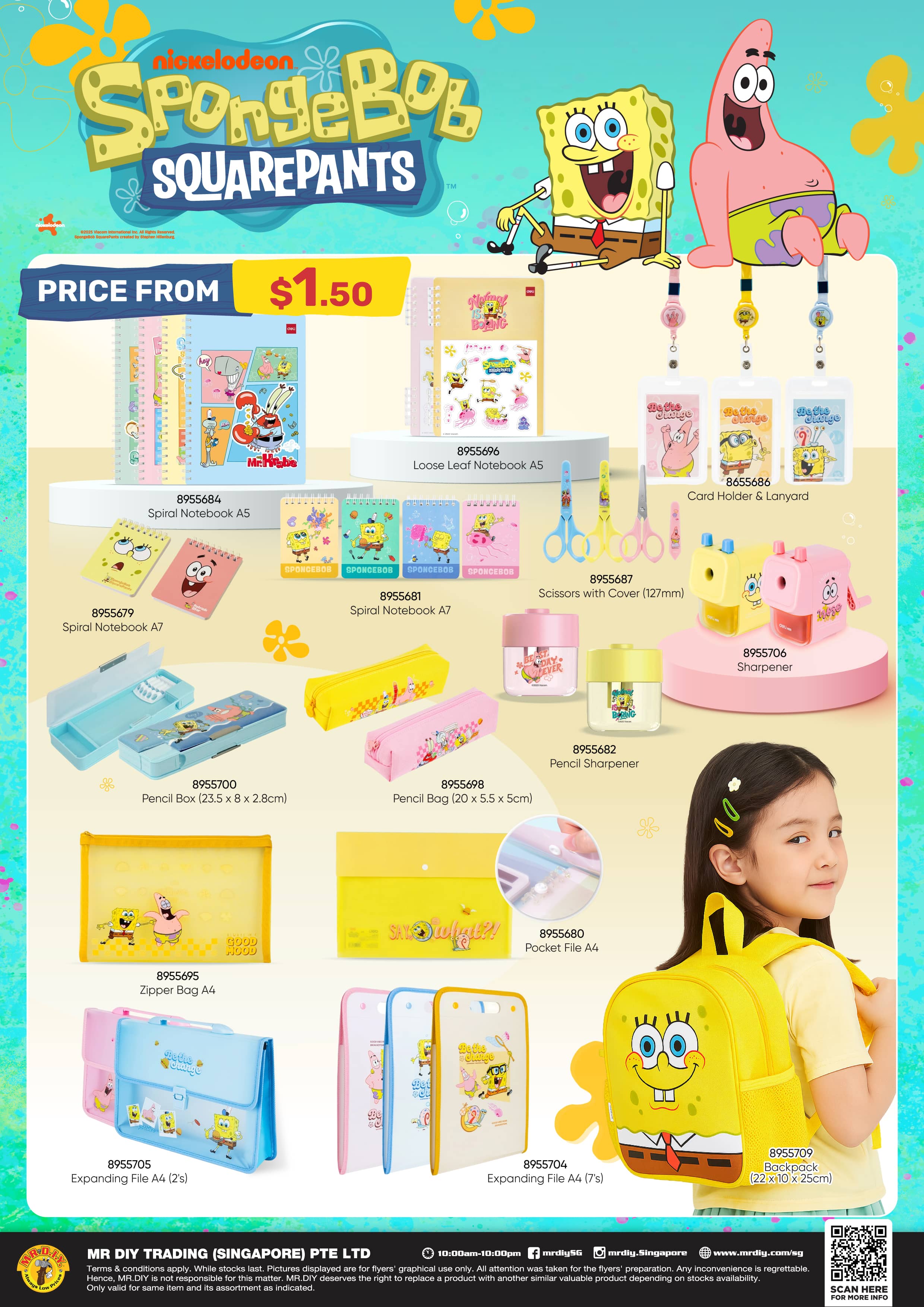 MR.DIY Spongebob 2025 | MR D.I.Y. TRADING (SINGAPORE) PTE. LTD.