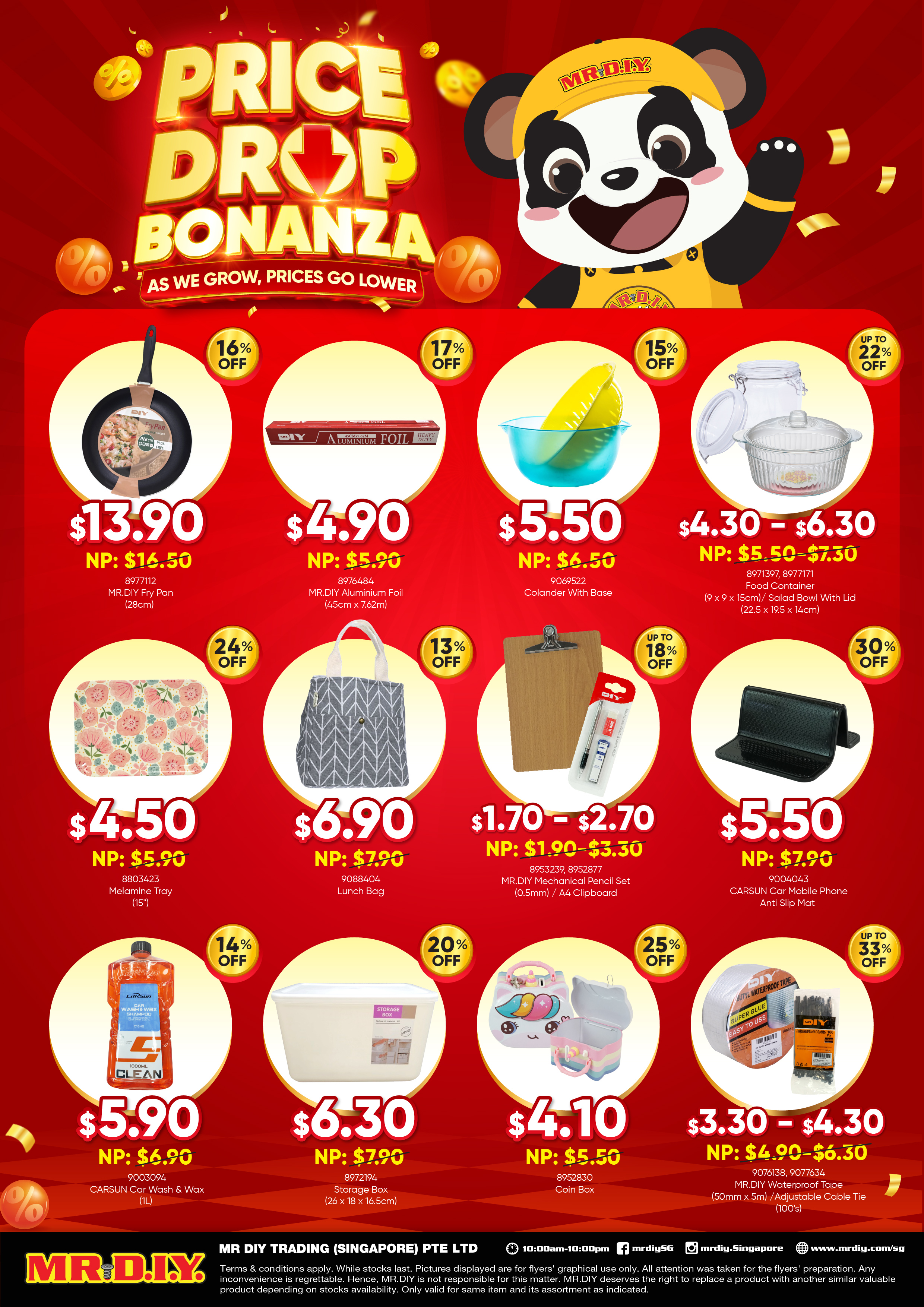 MR.DIY Price Drop Bonanza 2025 | MR D.I.Y. TRADING (SINGAPORE) PTE. LTD.