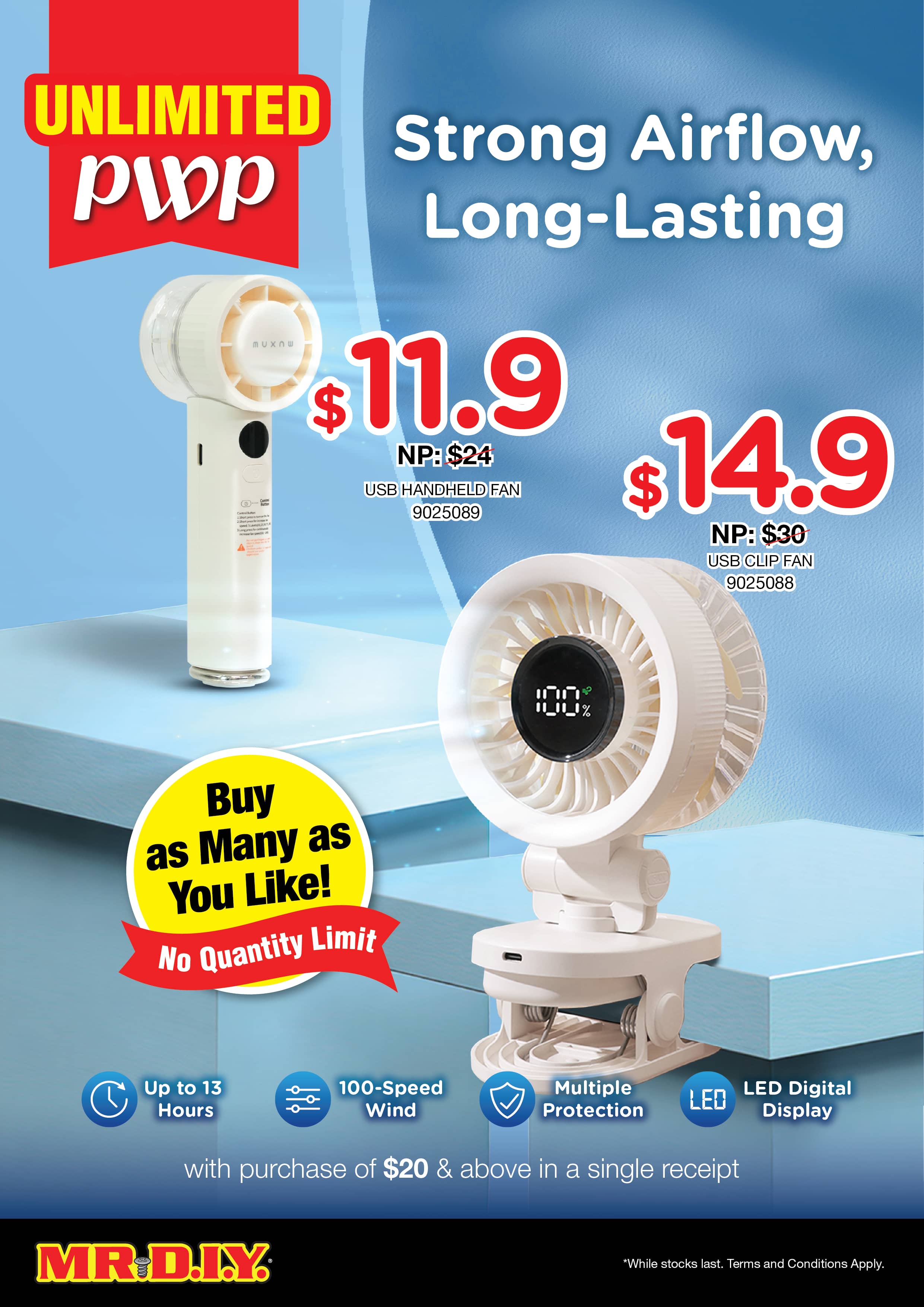 MR.DIY PWP USB Fan 2025 | MR D.I.Y. TRADING (SINGAPORE) PTE. LTD.