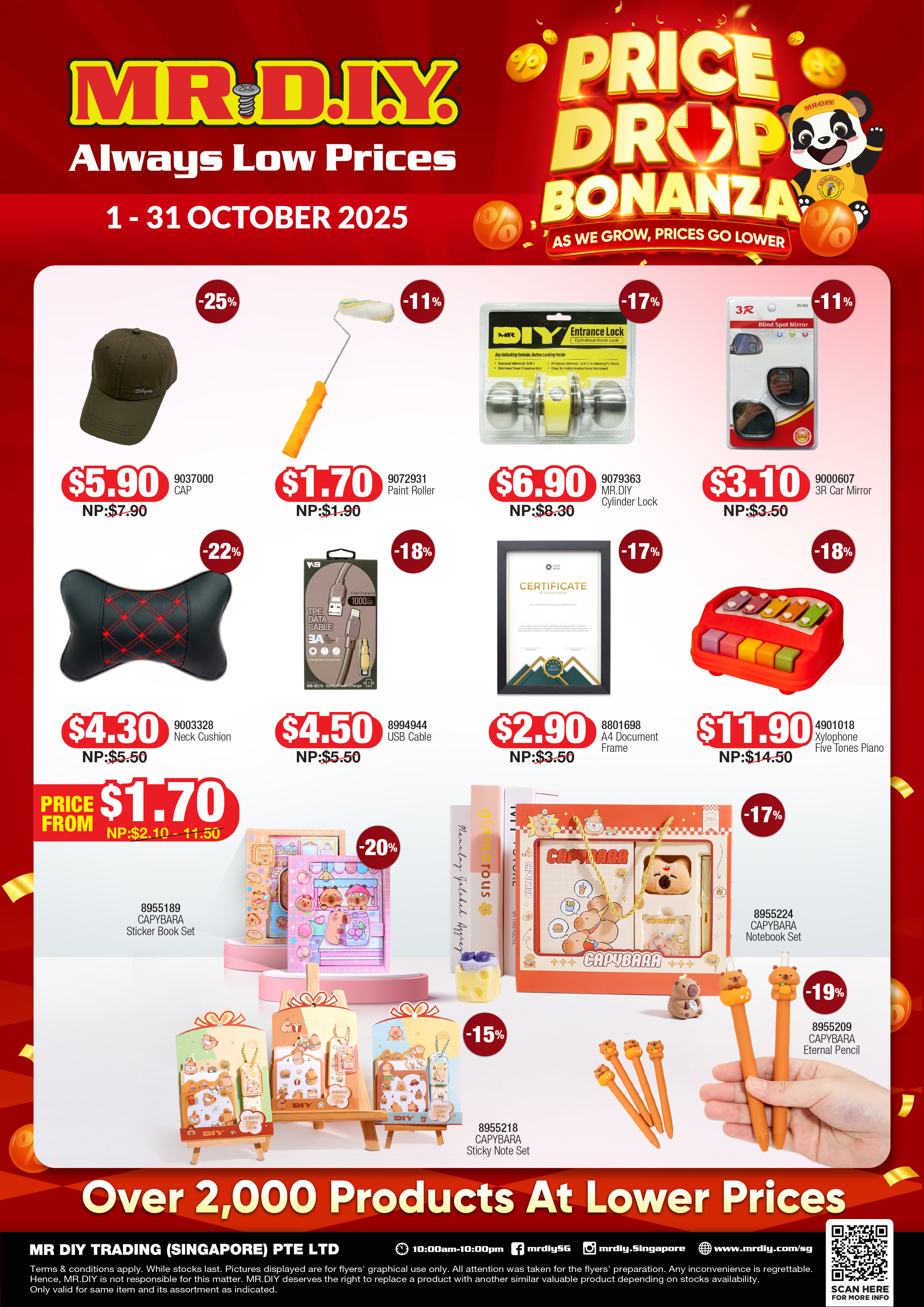 MR.DIY Price Drop Bonanza 2025 | MR D.I.Y. TRADING (SINGAPORE) PTE. LTD.